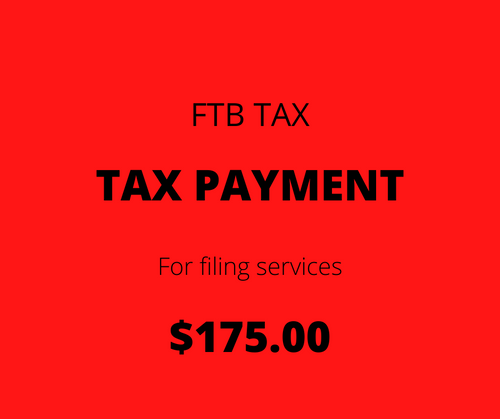 MAKE A PAYMENT – FTB TAX